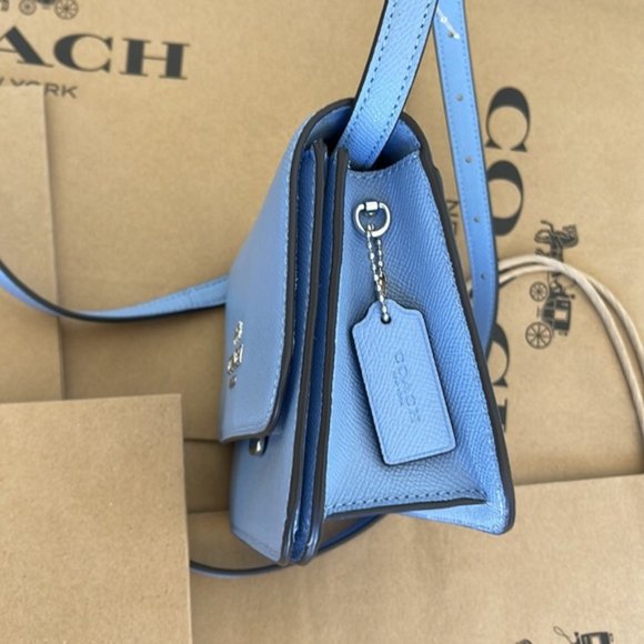 Coach | Bags | Coach C5626 Mini Brynn Crossbody Marble Blue | Poshmark